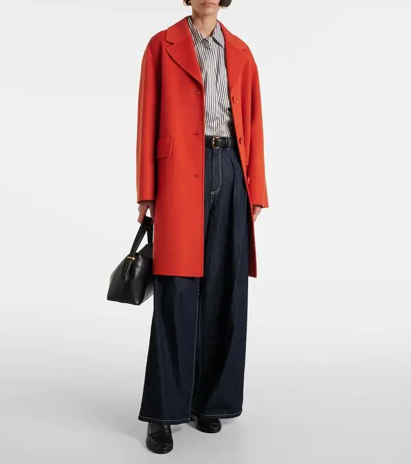 Max Mara Single-breasted Wool Coat