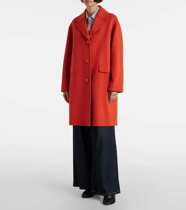 Max Mara Single-breasted Wool Coat