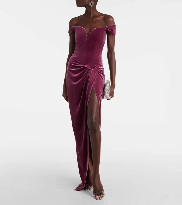 alex perry formal dresses PINK LAYERED ORGANZA MAXI DRESS | CULT MIA main image 0