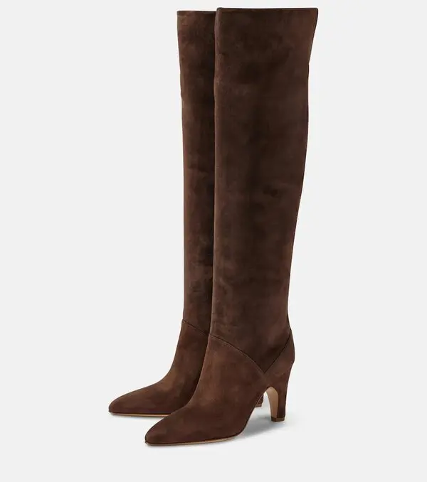 Gabriela Hearst Hana Over-the-knee Leather Boots - Brown
