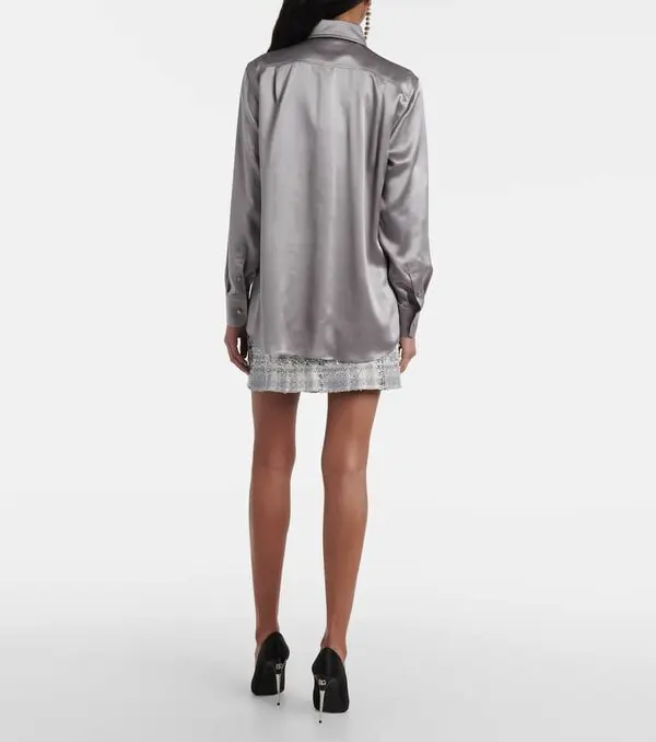 Dolce & Gabbana Silk Shirt - Grey