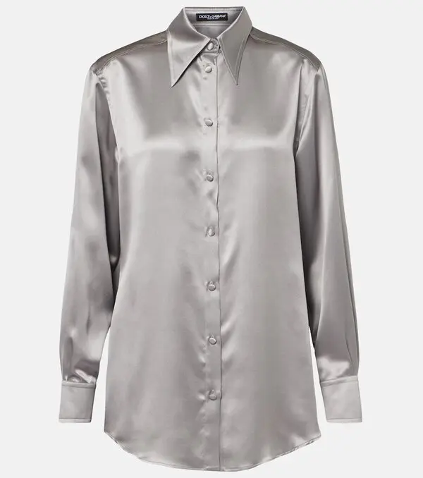 Dolce & Gabbana Silk Shirt - Grey