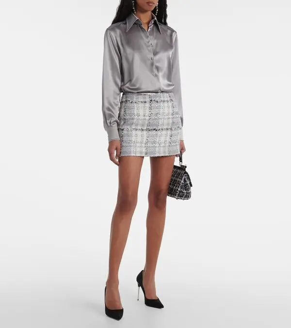 Dolce & Gabbana Silk Shirt - Grey