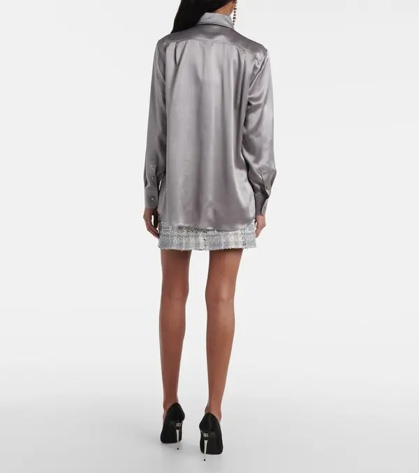 Dolce & Gabbana Silk Shirt - Grey