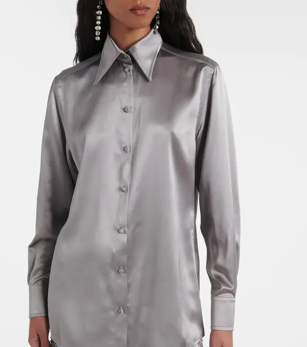 Dolce & Gabbana Silk Shirt - Grey