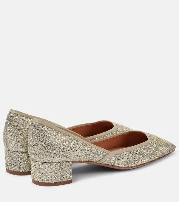 AQUAZZURA Maia 35 Tweed Pumps