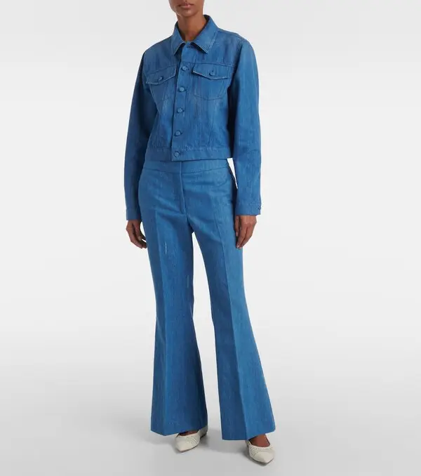 Gabriela Hearst Marsh Flared Pants