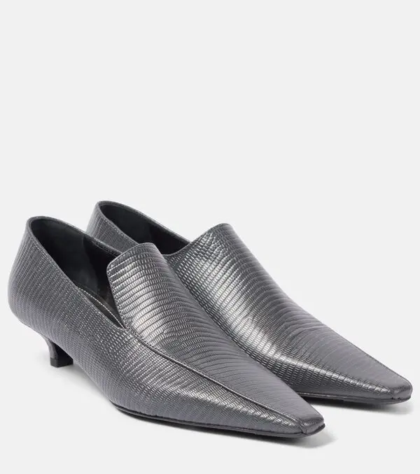 TOTEME Embossed Leather Pumps