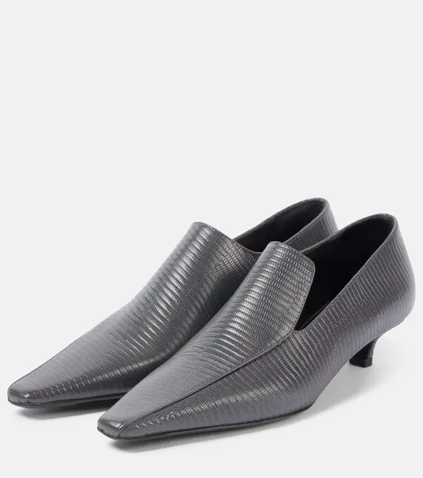 TOTEME Embossed Leather Pumps