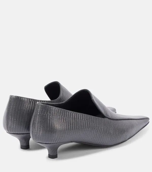 TOTEME Embossed Leather Pumps