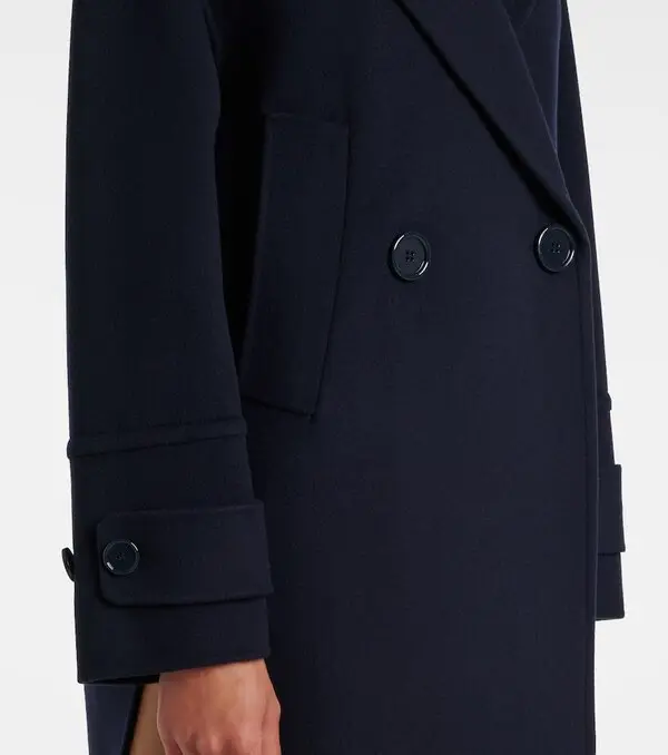 Max Mara Double-breasted Virgin Wool Jacket