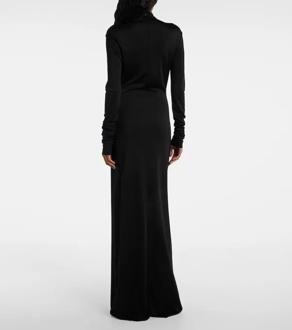 Khaite Norla Maxi Dress - Black