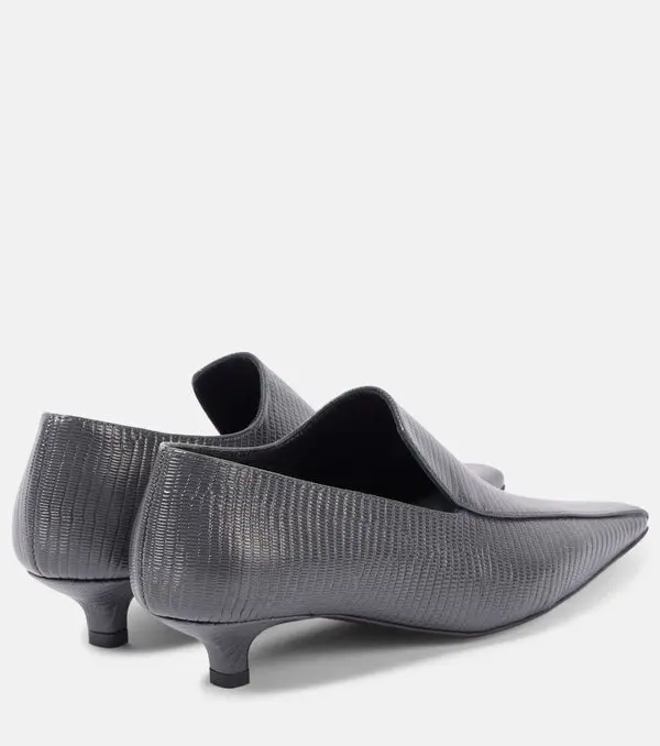 TOTEME Embossed Leather Pumps