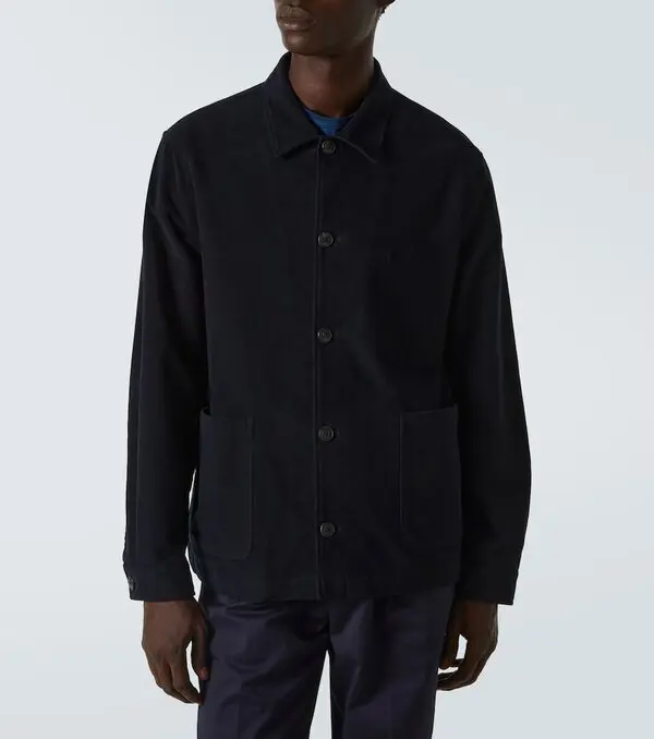 Sunspel Cotton Moleskin Overshirt