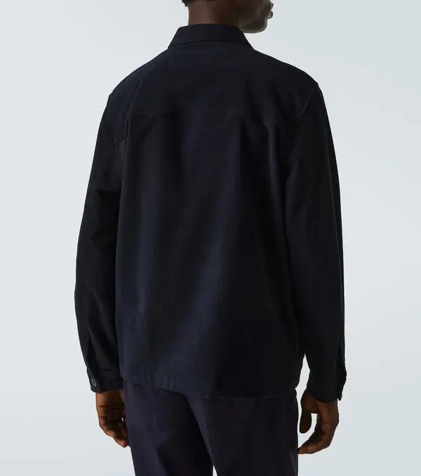 Sunspel Cotton Moleskin Overshirt