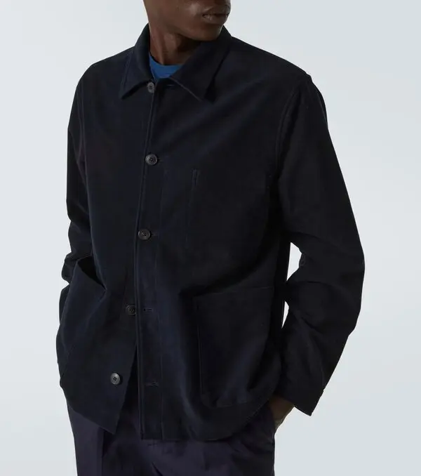 Sunspel Cotton Moleskin Overshirt