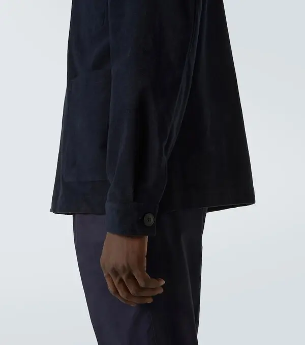 Sunspel Cotton Moleskin Overshirt