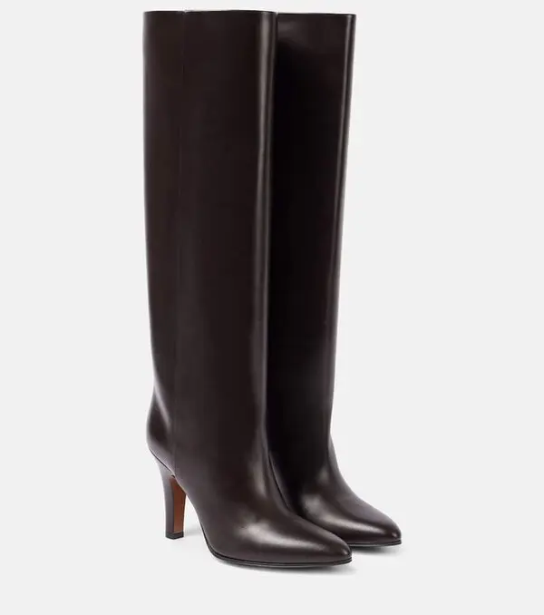 THE ROW Prudence Leather Knee-high Boots