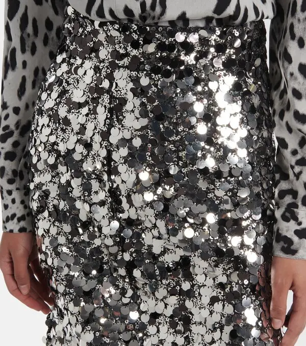 Dolce & Gabbana Sequined Pencil Skirt