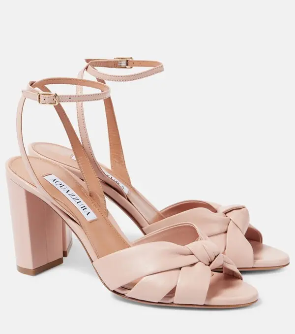 Aquazzura Yellow Sandals Editorialist