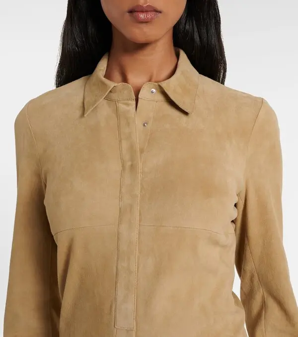 Stouls Becky Suede Coat - Beige