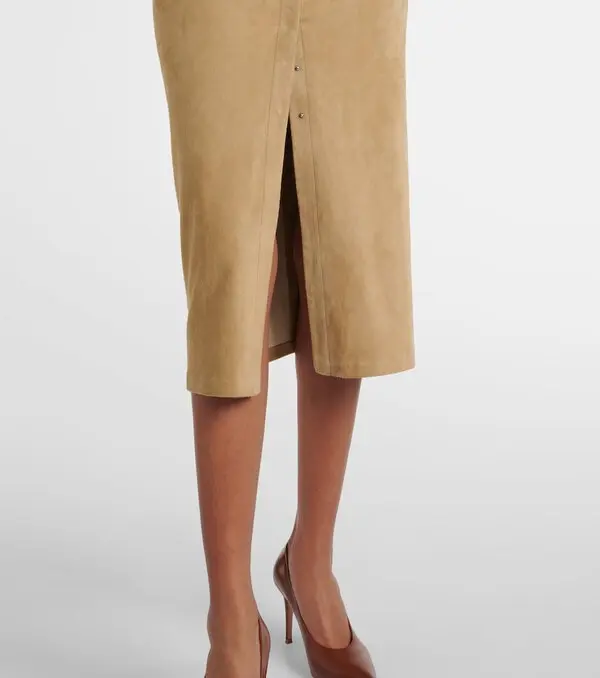 Stouls Becky Suede Coat - Beige