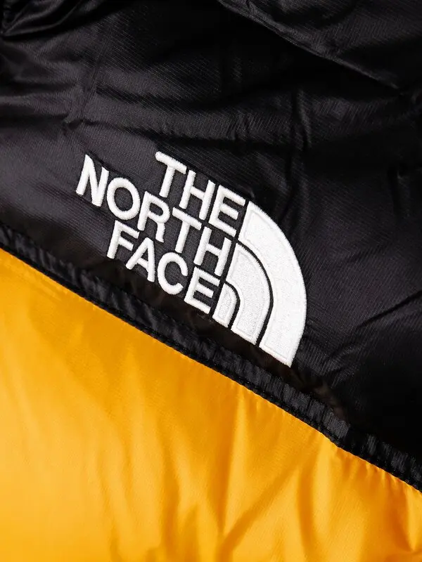 The North Face Nuptse Two-tone Cropped Quilted Down Jacket