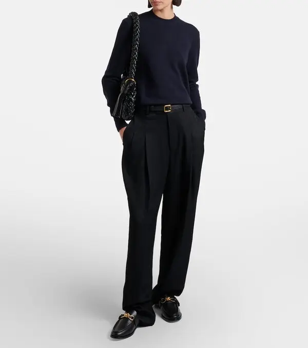 Bottega Veneta Astaire Knot Leather Mules - Black