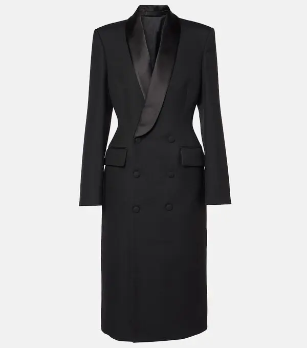 Wardrobe.NYC Wool Midi Dress - Black