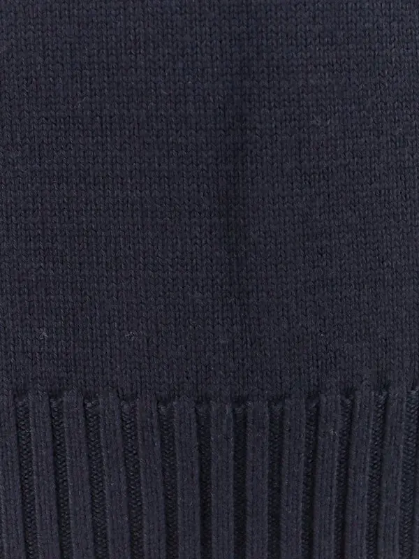 Alpha Studio Extrafine Merino Wool Sweater - Blue