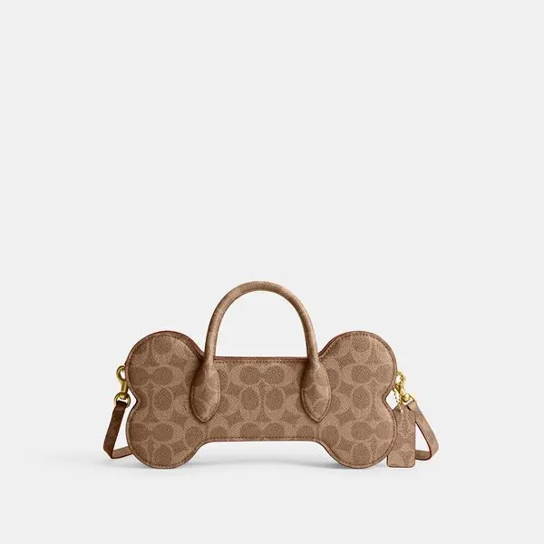 COACH Bone Bag In Signature Canvas