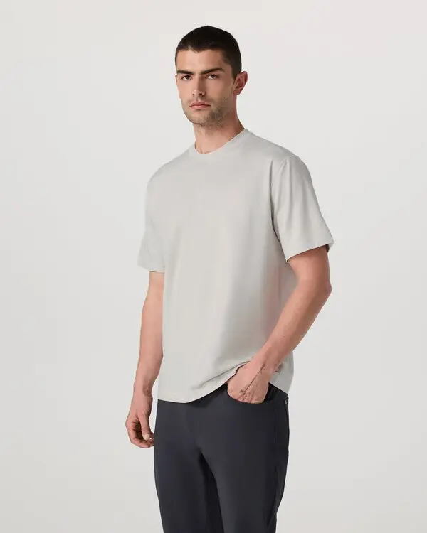 Vuori Short Sleeve Relaxed Fit T-shirt - Salt Heather