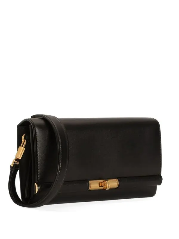 Dolce & Gabbana Leather Shoulder Bag - Black