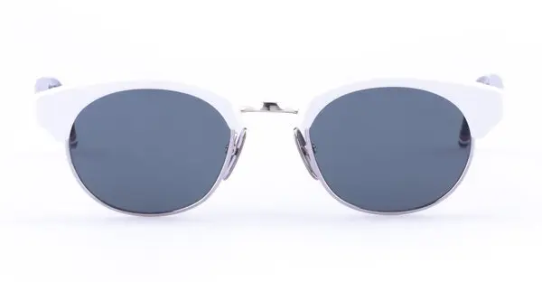 Thom Browne Oval Sunglasses - Black