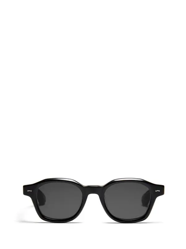 PETER AND MAY Rounded Sunglasses - Black