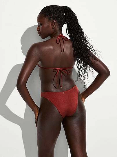 Victoria's Secret Swim Brazilian Bikini Bottom - Brown