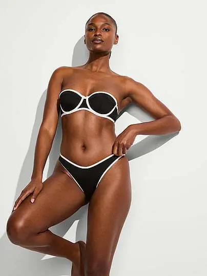 Victoria's Secret Essential Uplift Strapless Bikini Top - Black