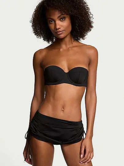 Victoria's Secret Swim Essential Uplift Strapless Bandeau Bikini Top - Black