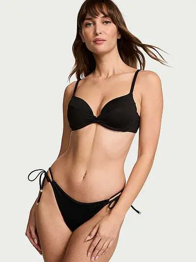Victoria's Secret Twist Push-up Bikini Top - Black