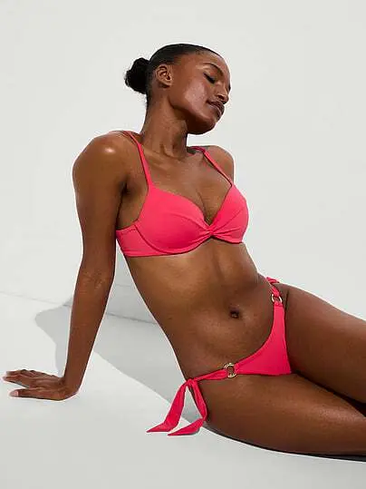 Victoria's Secret Twist Push-up Bikini Top - Pink