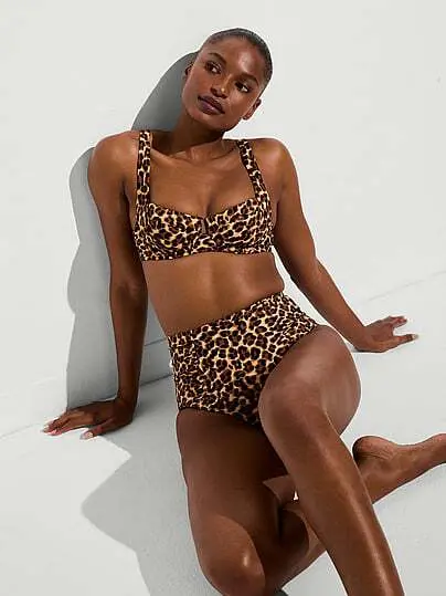 Victoria's Secret Swim Essential Full-coverage Bikini Top - Print