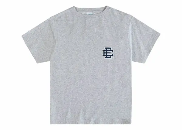 ERIC EMANUEL Ee Basic T-shirt - Grey/navy Blue