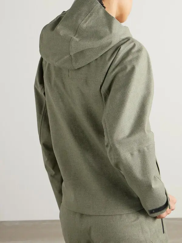 Loro Piana Abelboden Wool And Cashmere-blend Hooded Jacket