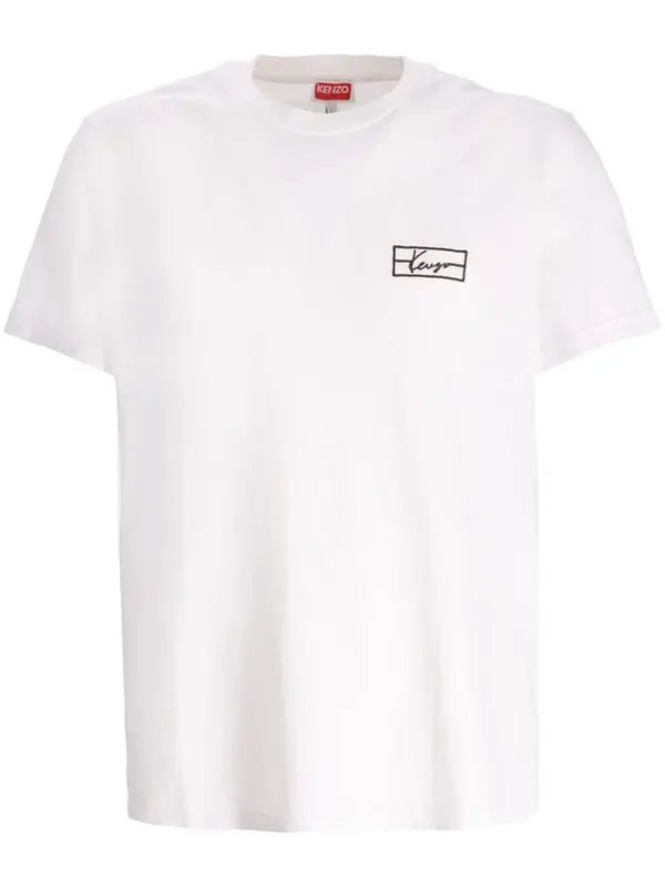 Kenzo Logo-embroidered T-shirt