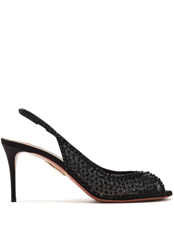 AQUAZZURA Crystal Lover Sandals