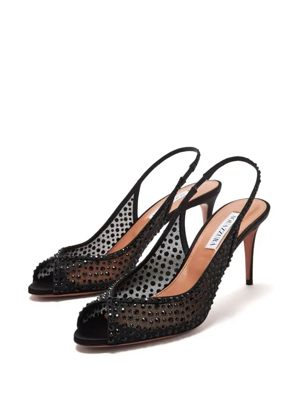 AQUAZZURA Crystal Lover Sandals