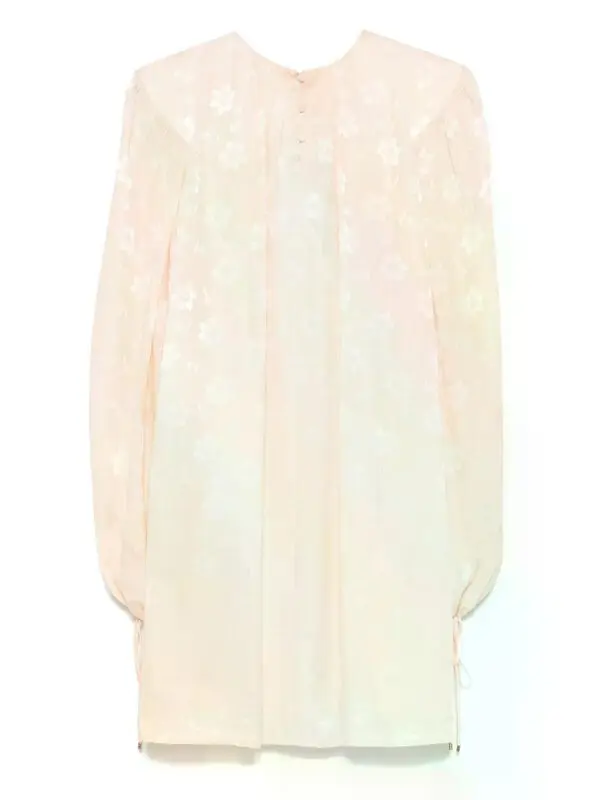 Chloé Jacquard Silk Mini Dress