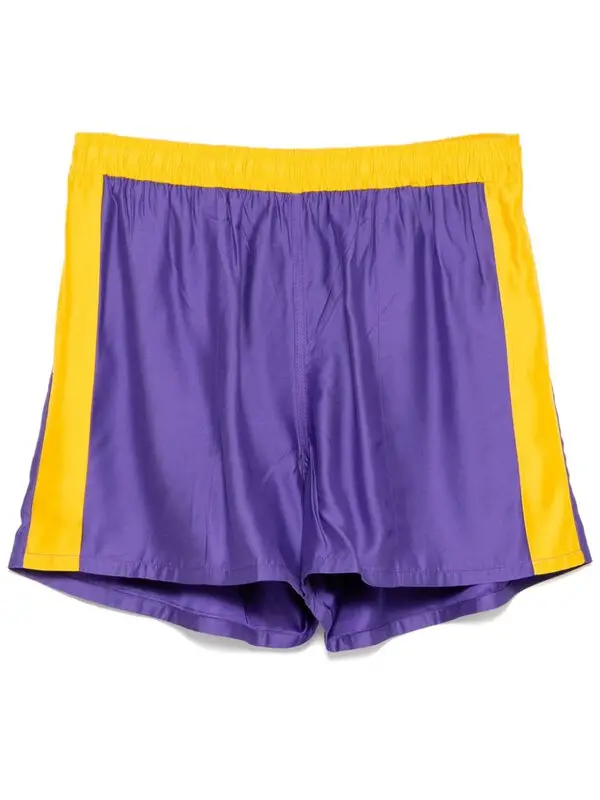 BODE Satin Field Shorts