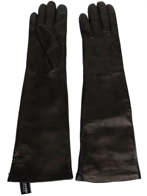 HANDSOME STOCKHOLM Long Lined Gloves - Brown
