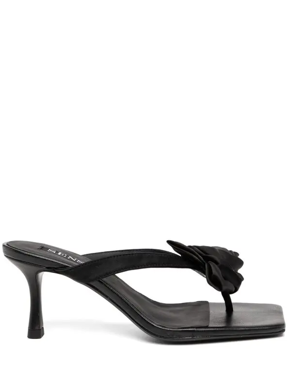 Senso 70mm Electra Heeled Mules - Black